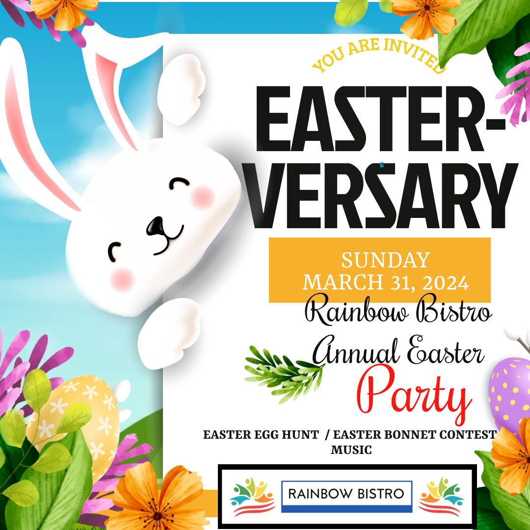 Annual Easter Party – Join us for our 1 year anniversary – Rainbow Bistro OKC